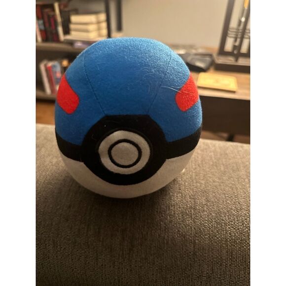 Pokemon | Toys | 27 Pokemon Pokeball Superball 5 Blue Ball Plush ...